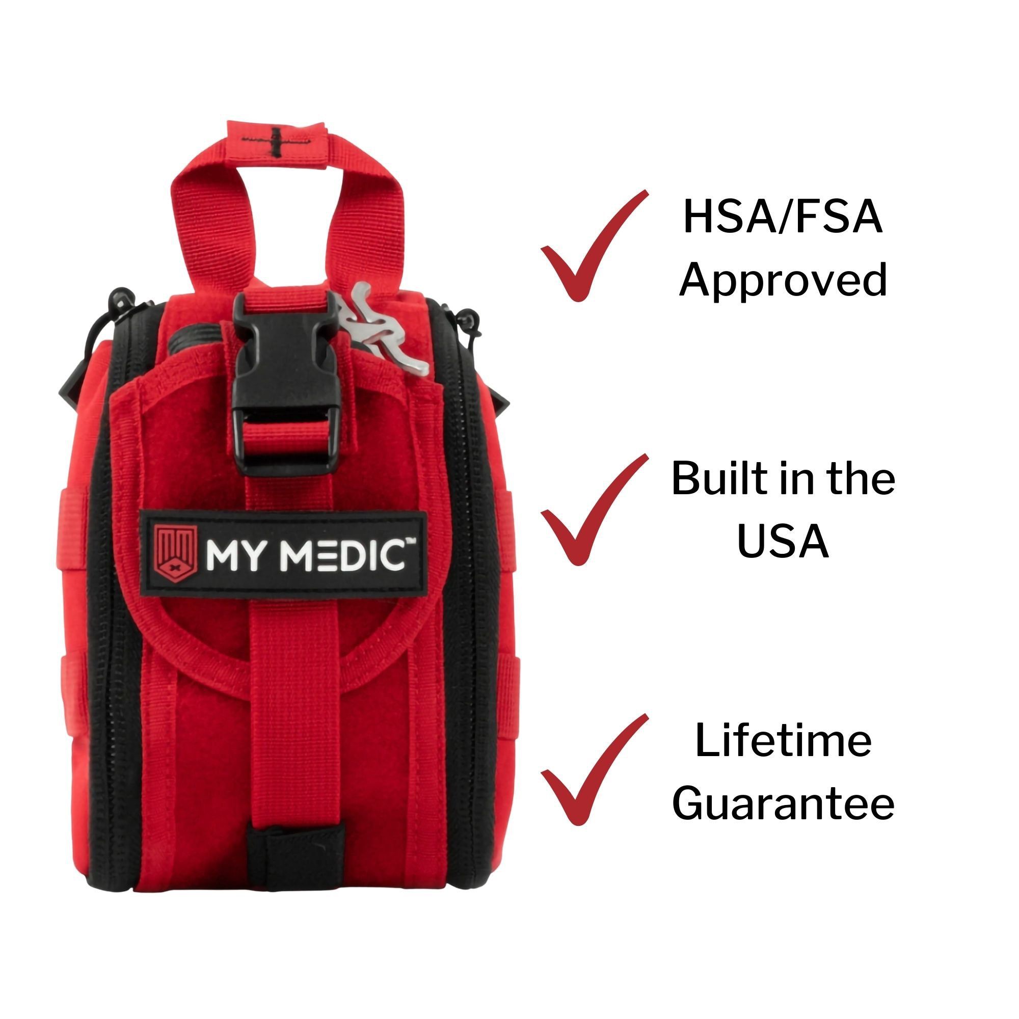 My Medic - TFAK Trauma First Aid Kit Bag - Red