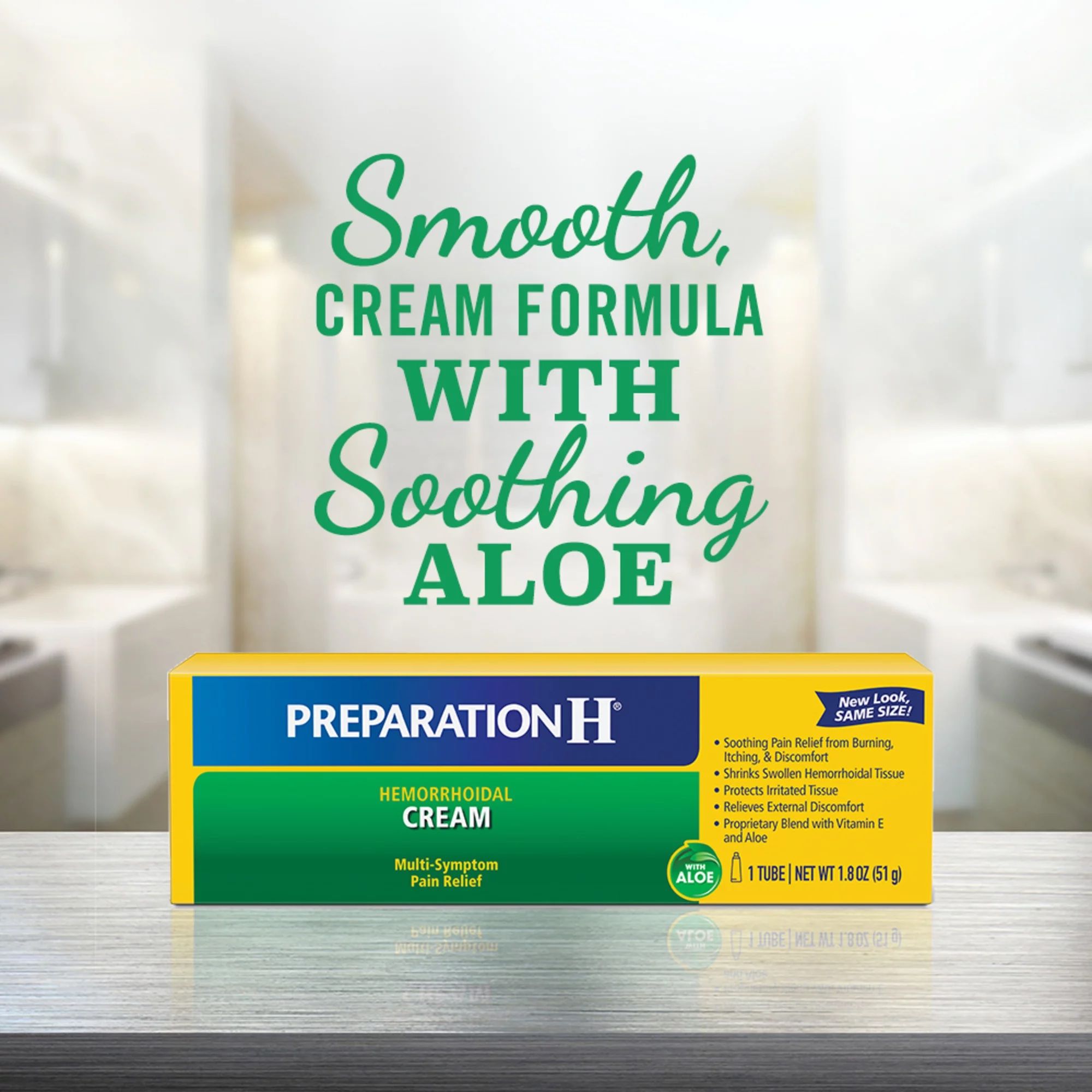 Preparation H Maximum Strength Hemorrhoid Cream With Aloe for Soothing ...