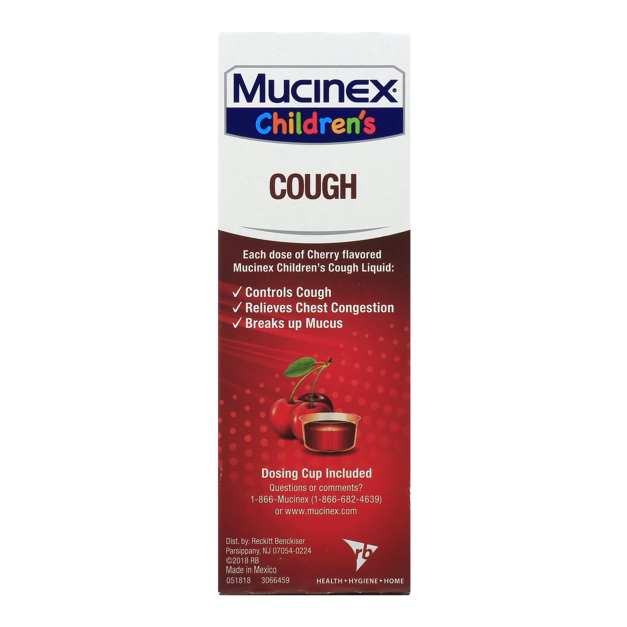 Mucinex Children's Cough Syrup, Cherry - 4 fl oz