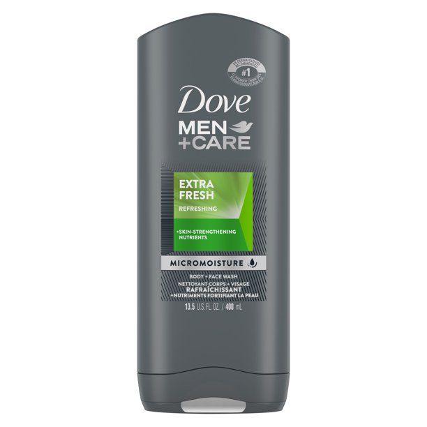 Dove Men+Care Body & Face Wash, Extra Fresh - 13.5 fl oz