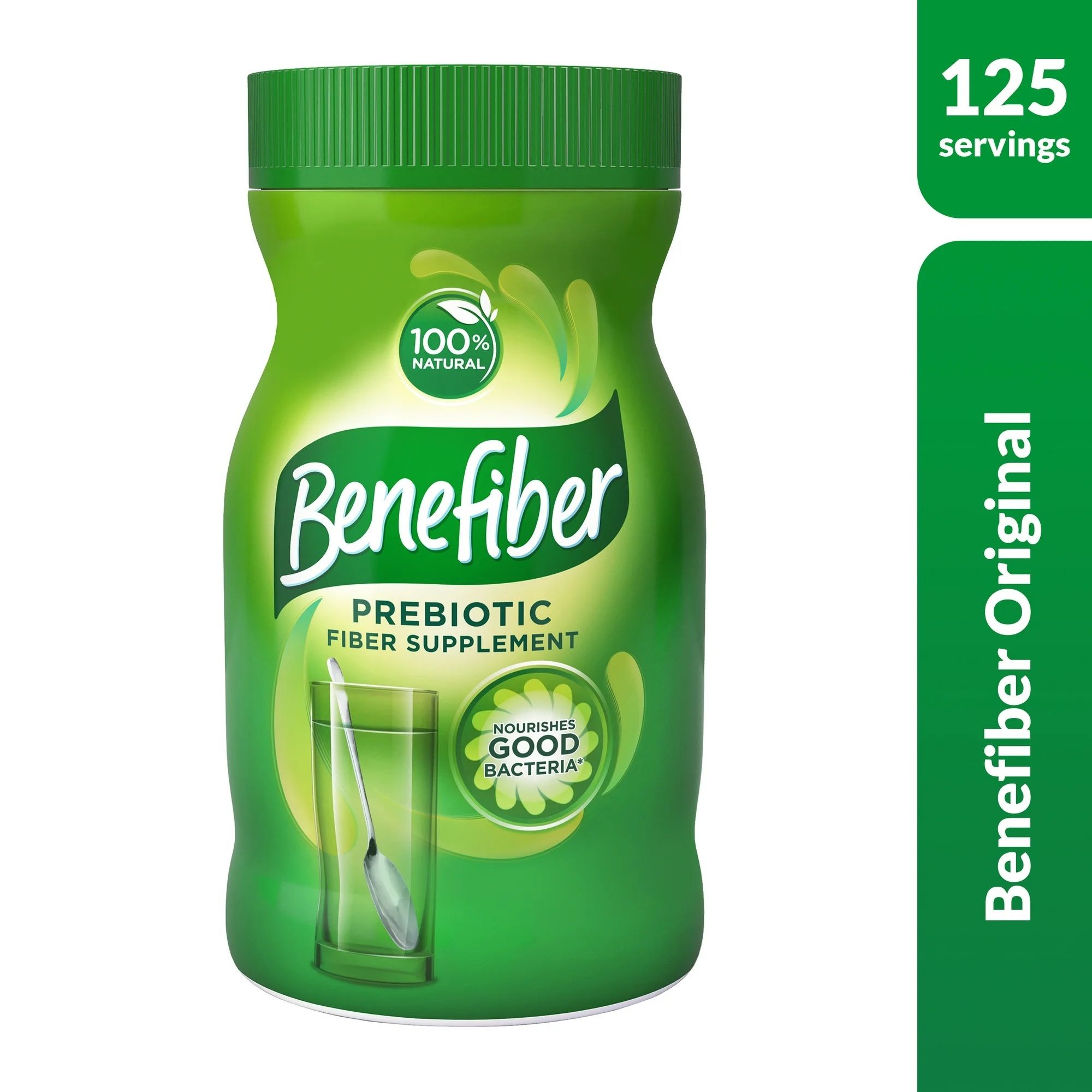 Benefiber Daily Prebiotic Fiber Powder, 125 Servings - 17.6 oz