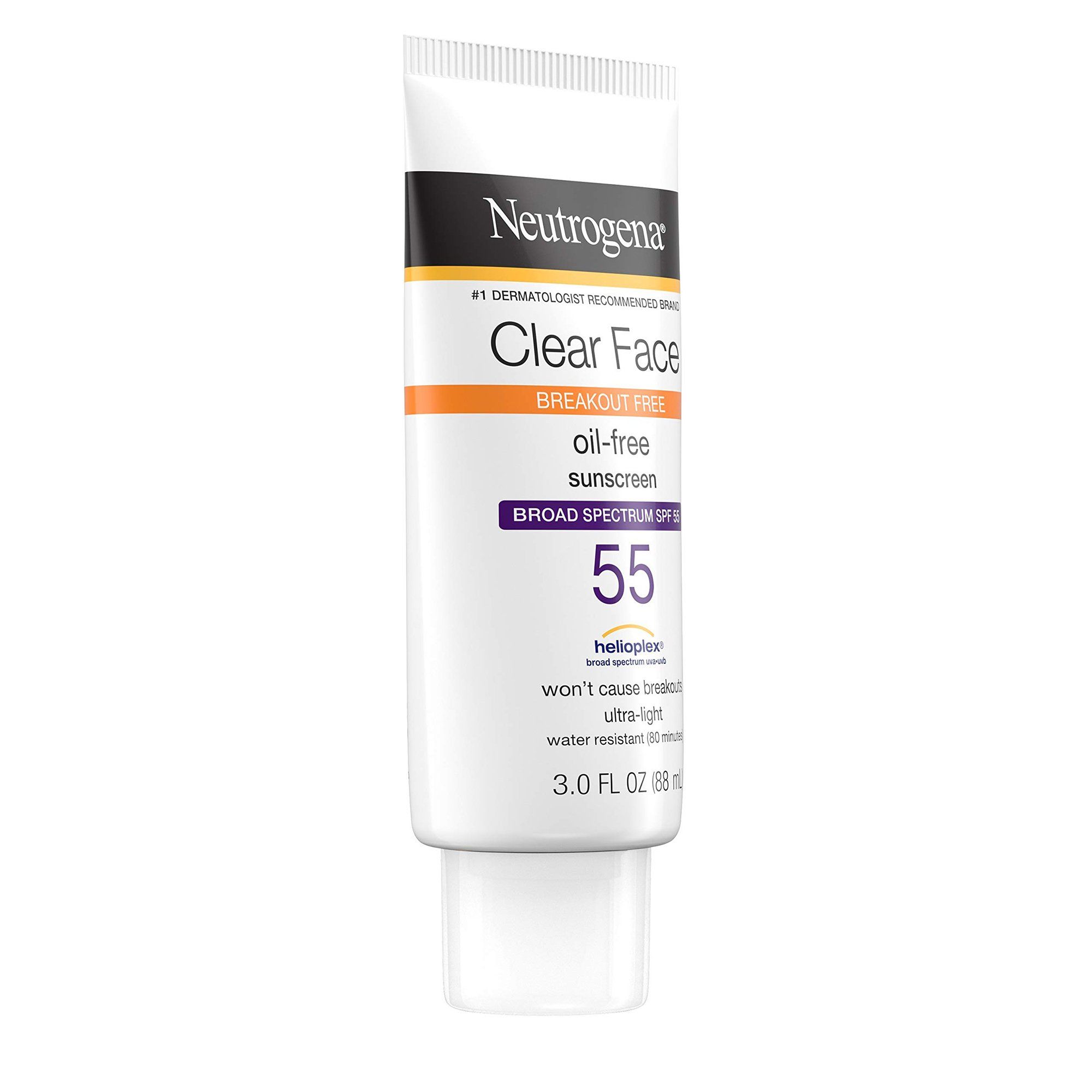 Neutrogena Clear Face Sunscreen Lotion, SPF 50 - 3 fl oz
