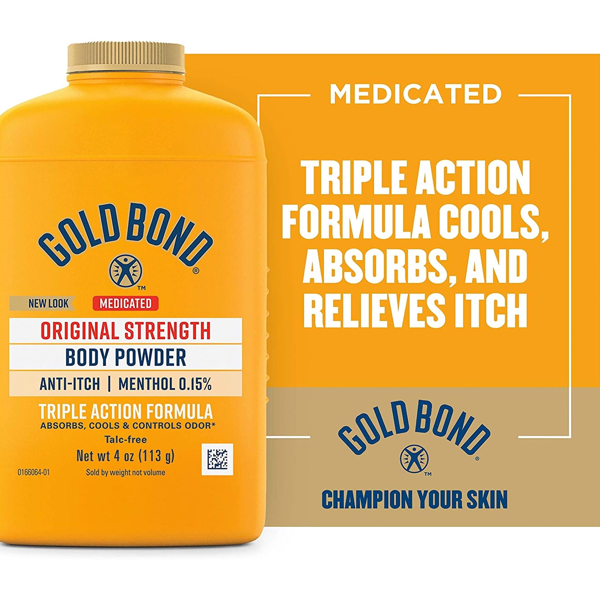 Gold Bond Medicated Original Strength Body Powder, Talc-Free - 10 oz