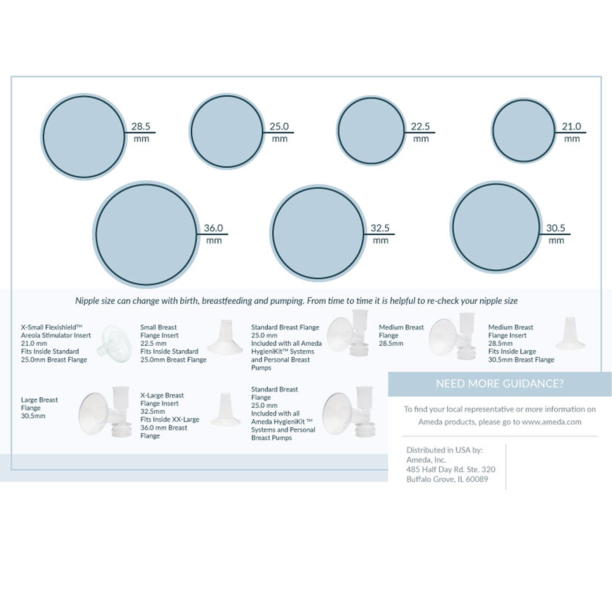 Ameda Flexishield Areola Stimulator, 21 mm - 1 ct