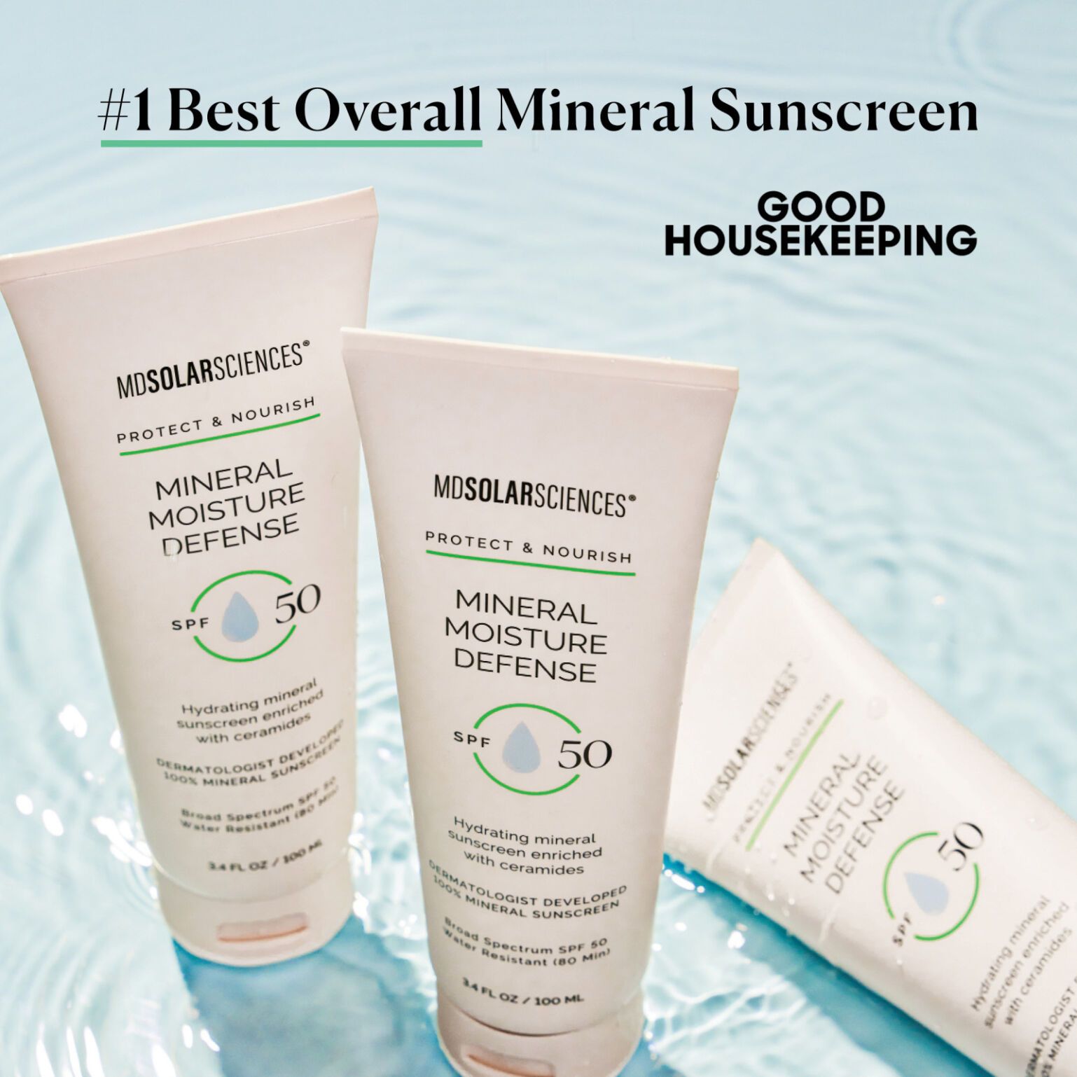 MDSolarSciences Mineral Moisture Defense, SPF 50 - 3.4 oz