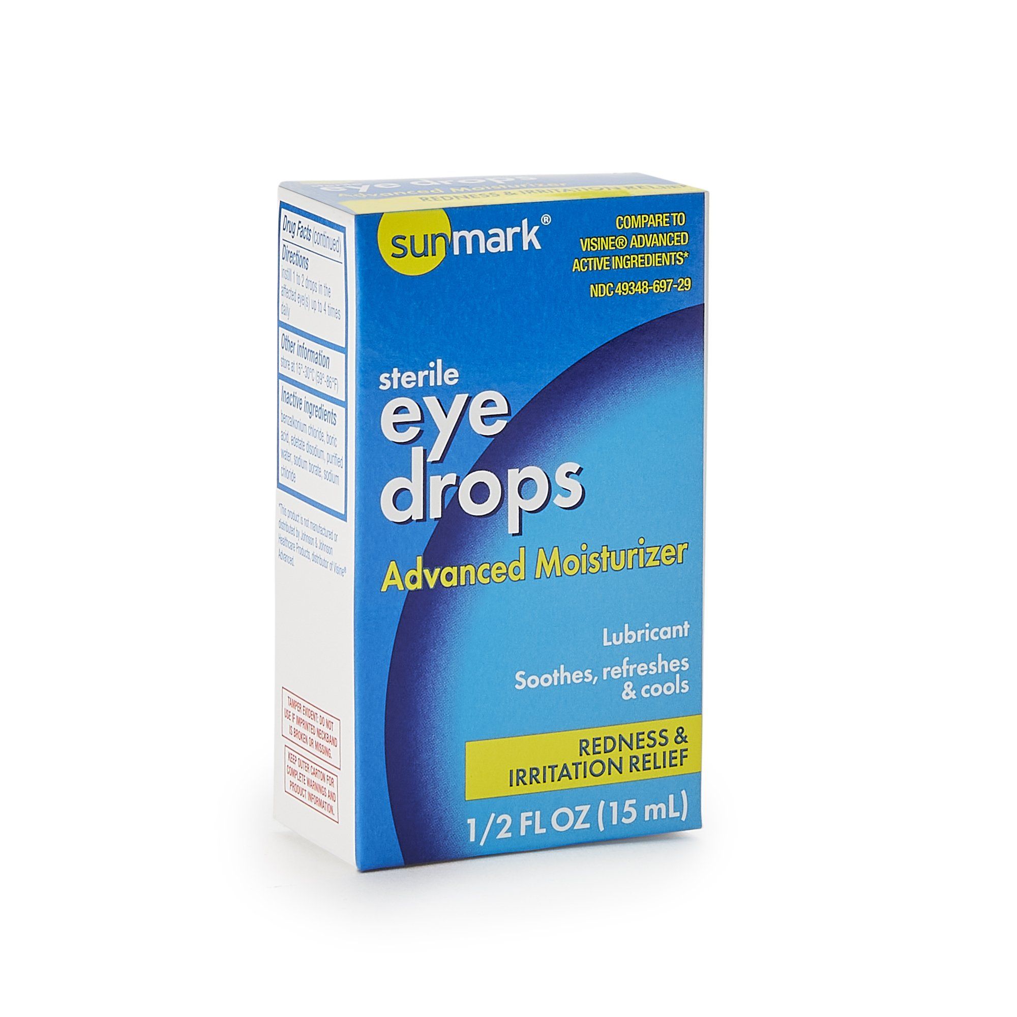 Sunmark Advanced Sterile Moisturizer Eye Drops - 0.5 fl oz