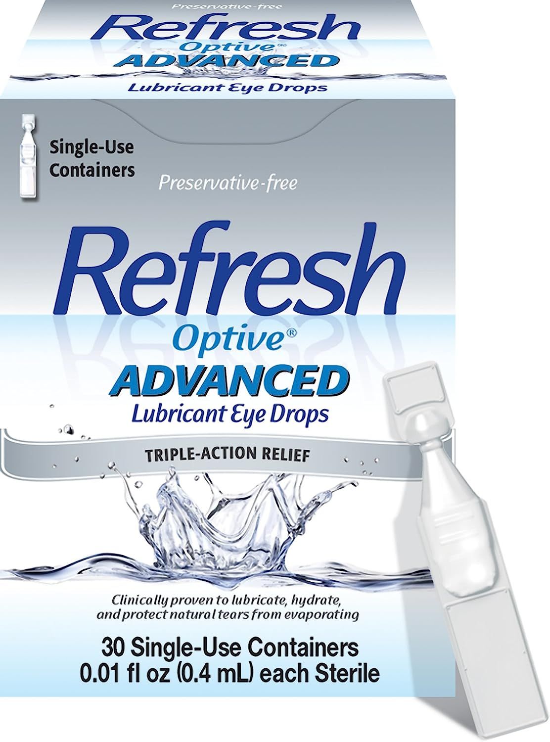 Refresh Optive Advanced Eye Drop Ampules - 30 ct