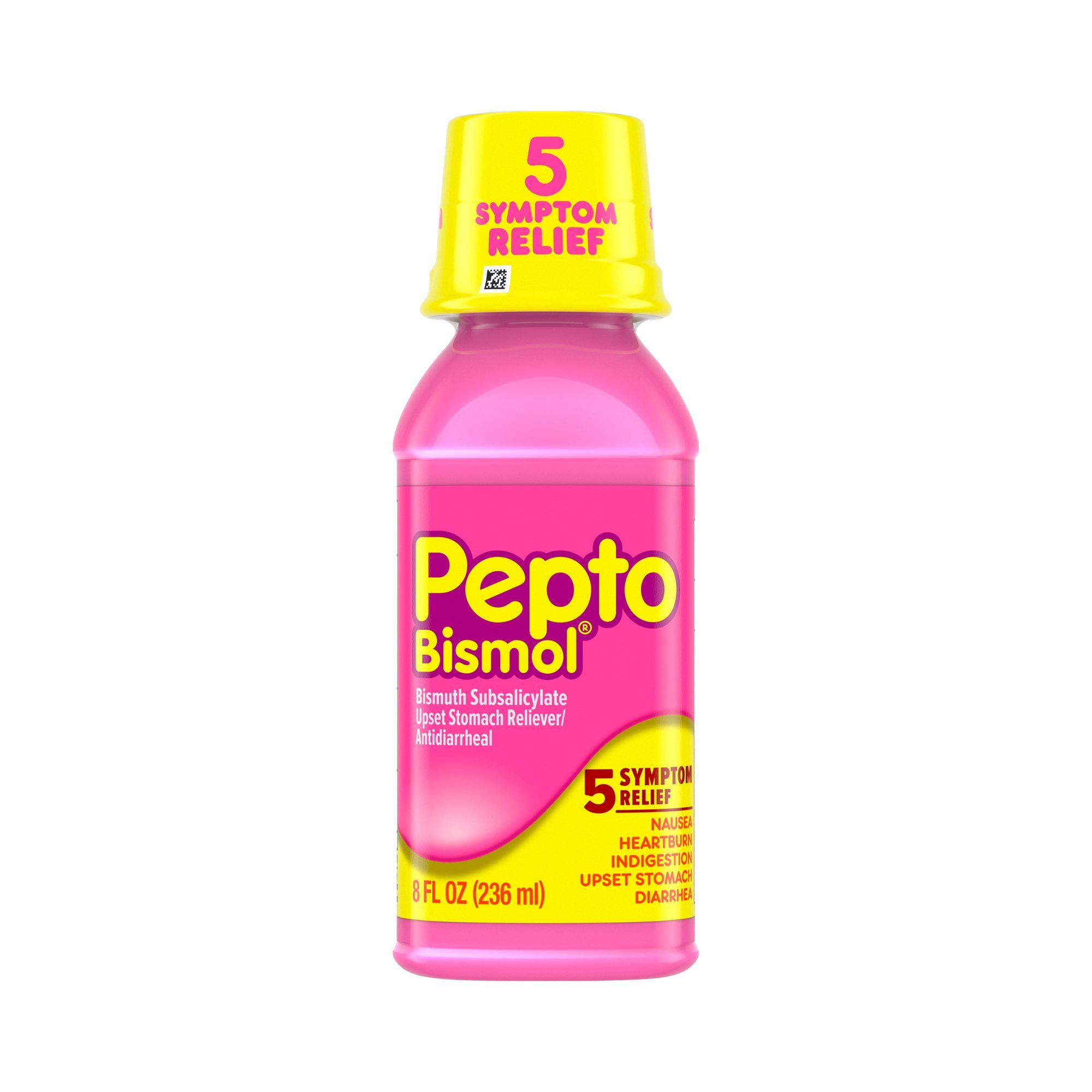 Pepto Bismol Liquid for Upset Stomach & Diarrhea Relief Medicine - 8 fl oz