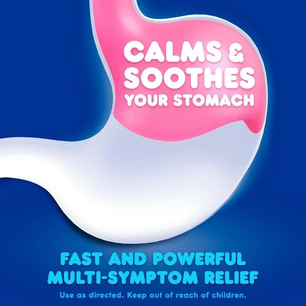 Pepto Bismol Ultra Liquid, Upset Stomach & Diarrhea Relief Medicine - 8 ...