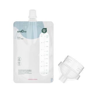 Spectra Simple Store Breast Milk Collection Storage Bags with Bottle ...