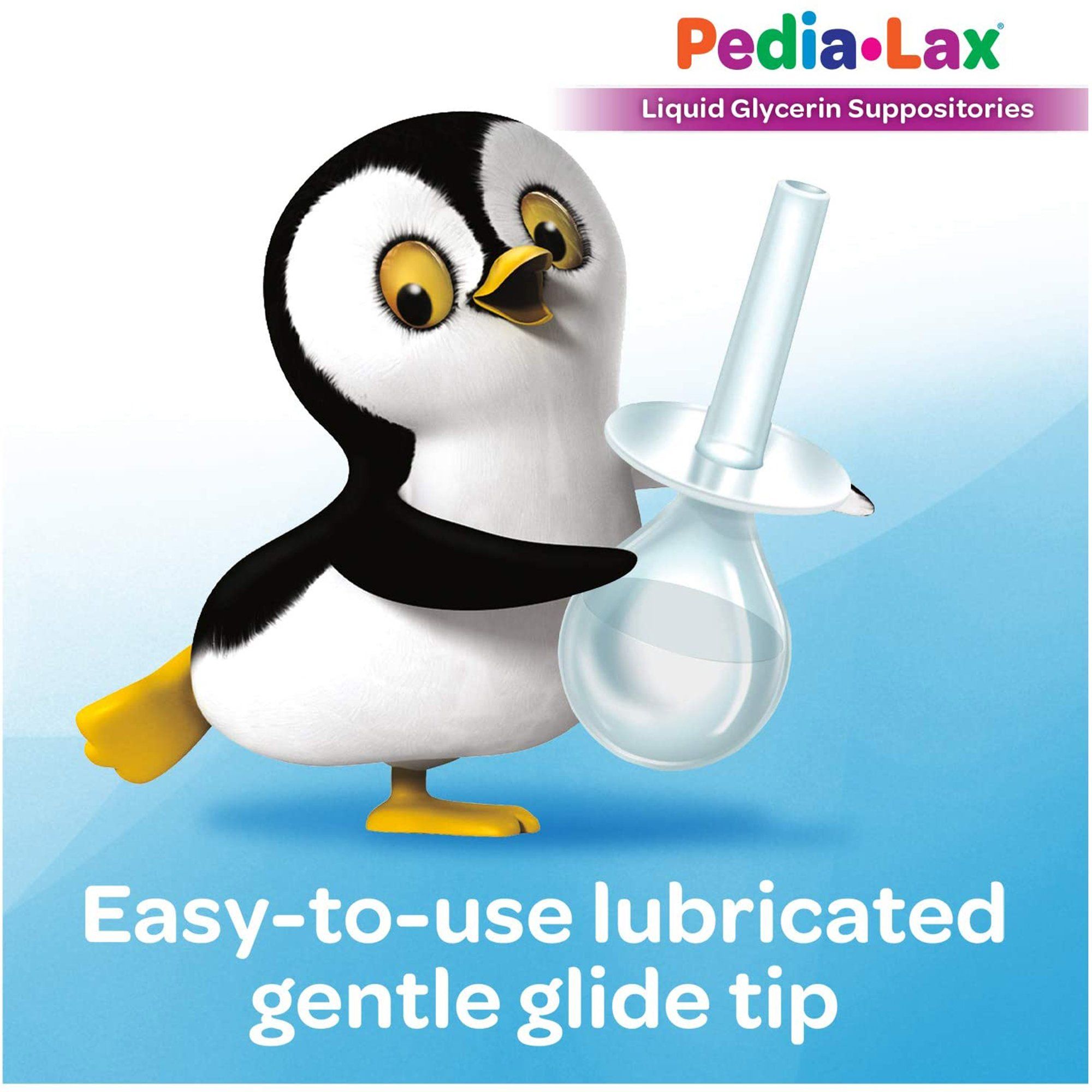 Pedia-Lax Laxative Liquid Glycerin Suppositories for Kids, Ages 2-5 - 6 ct
