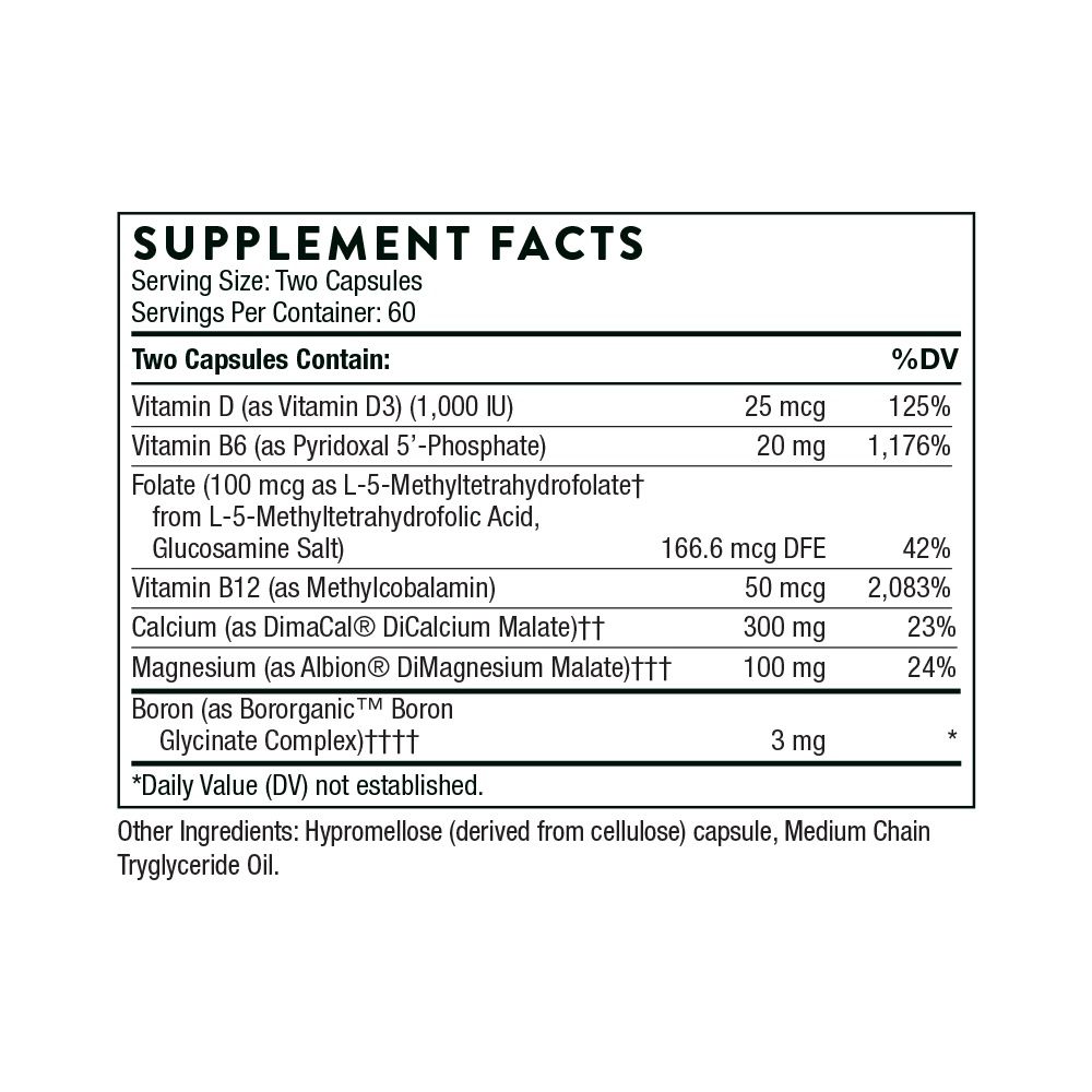 Thorne Advanced Bone Support (formerly Oscap) - 120 ct