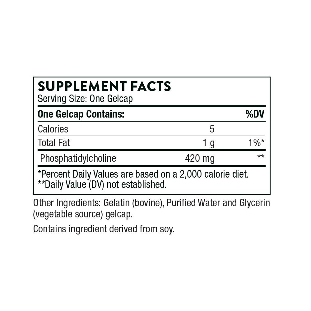 Thorne Phosphatidyl Choline - 60 ct