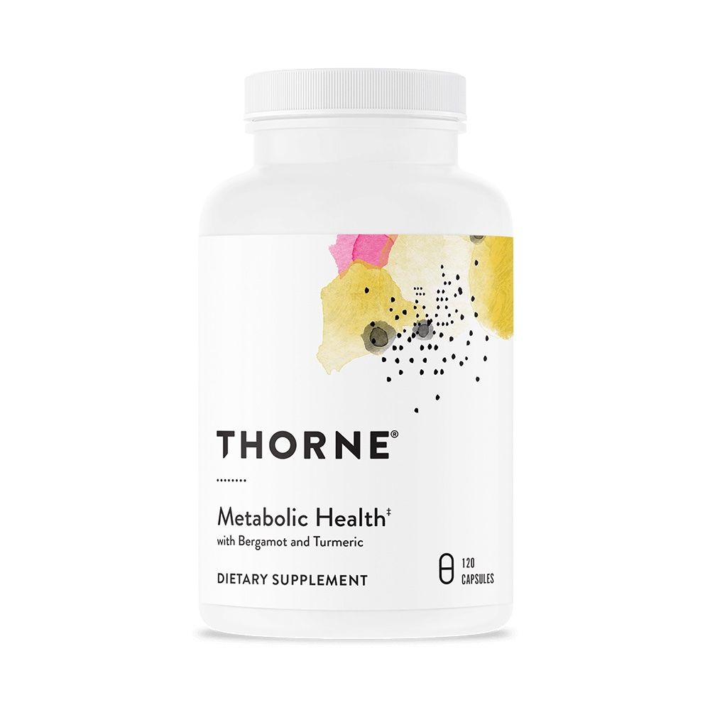 Thorne Metabolic Health with Bergamot & Turmeric - 120 ct