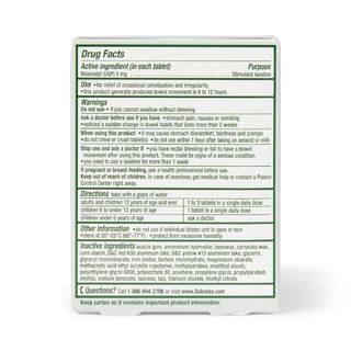 Dulcolax Laxative, Overnight Relief - 50 ct