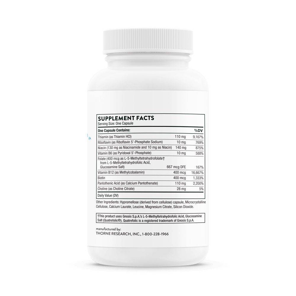 Thorne Basic B Complex - 60 ct