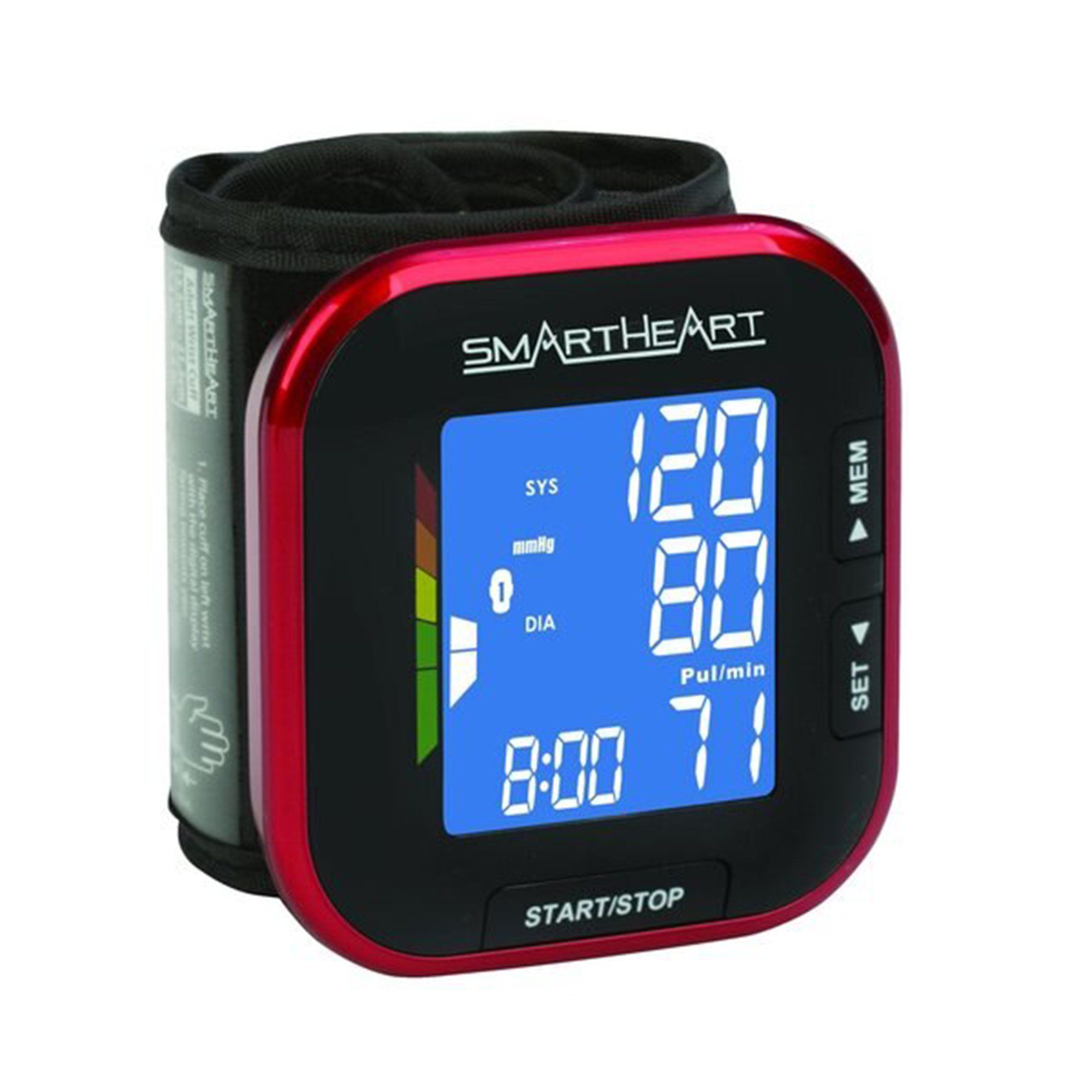 Smartheart Digital Blood Pressure Monitor - Adult Wrist Cuff