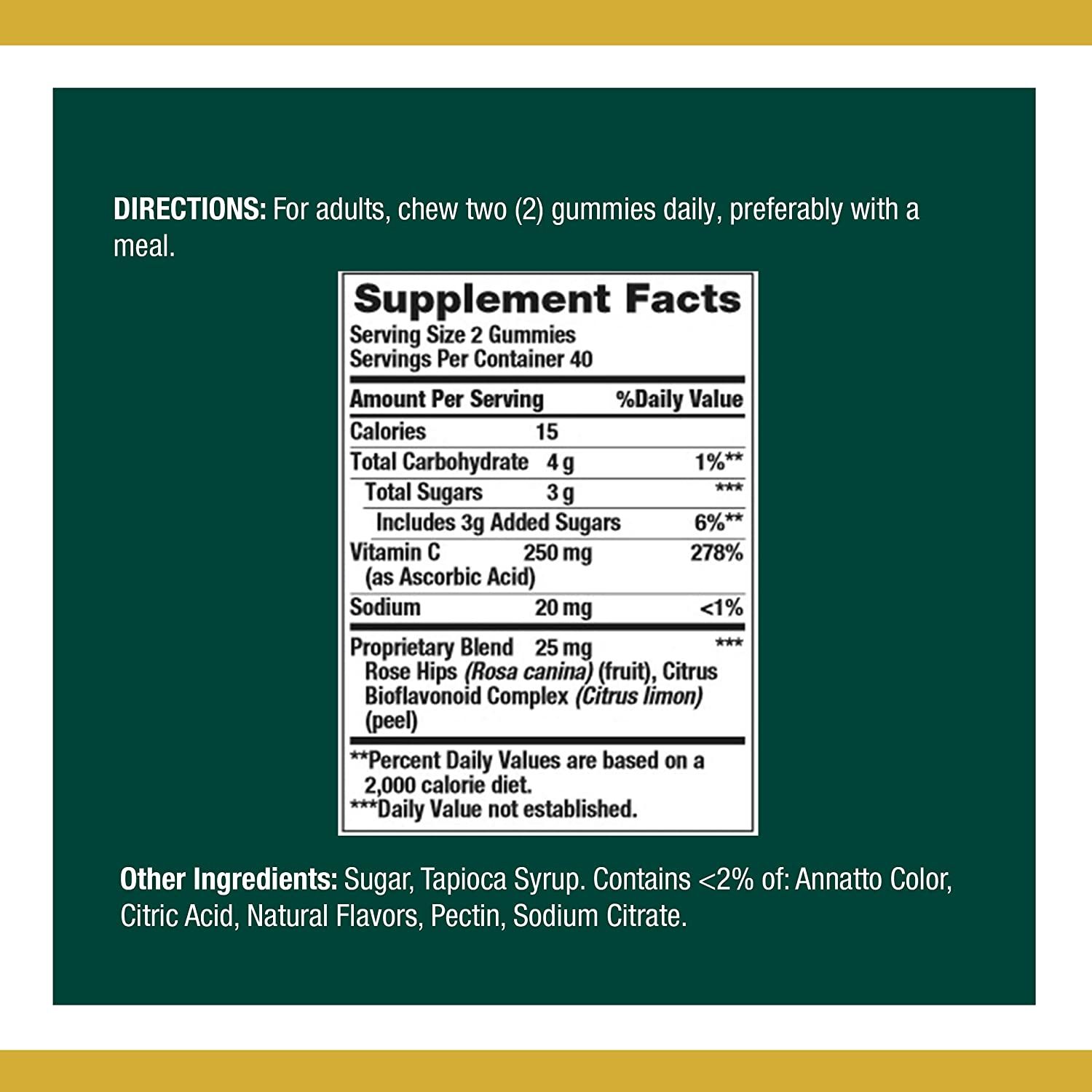 Nature's Bounty Vitamin C Gummies - 80 ct