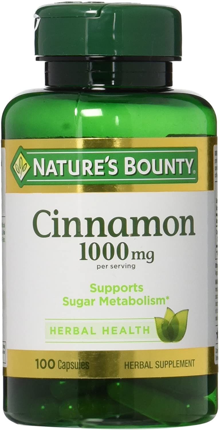 Nature's Bounty Cinnamon 1000 mg - 100 ct