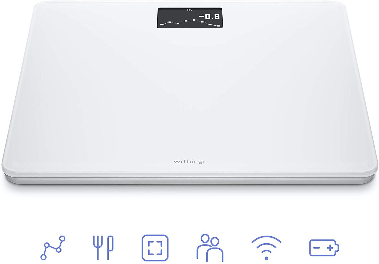 Withings Body - Digital Wi-Fi Smart Scale with Smartphone App - White