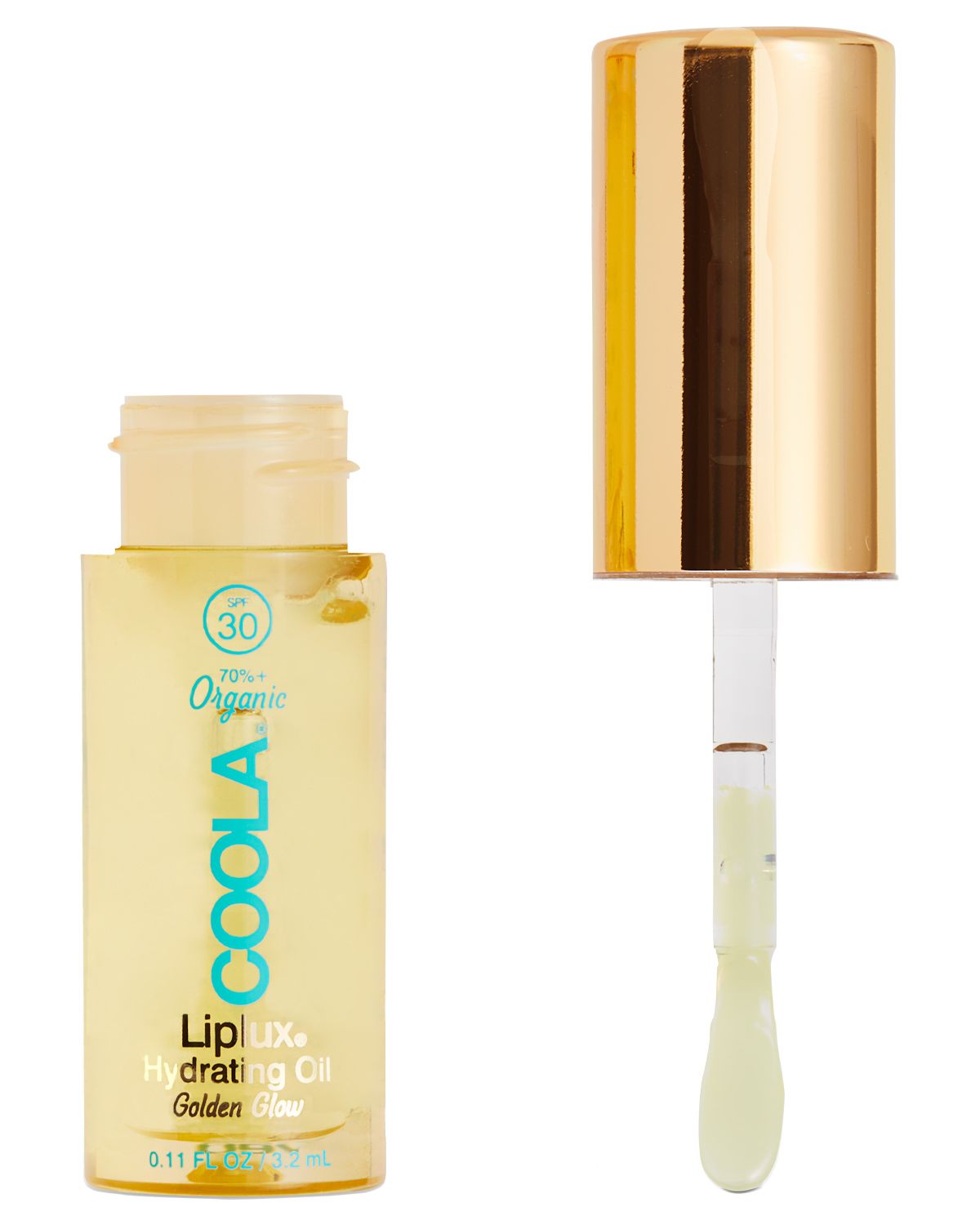 COOLA Classic Liplux Organic Hydrating Lip Oil Sunscreen, SPF 30 - 0.17 ...
