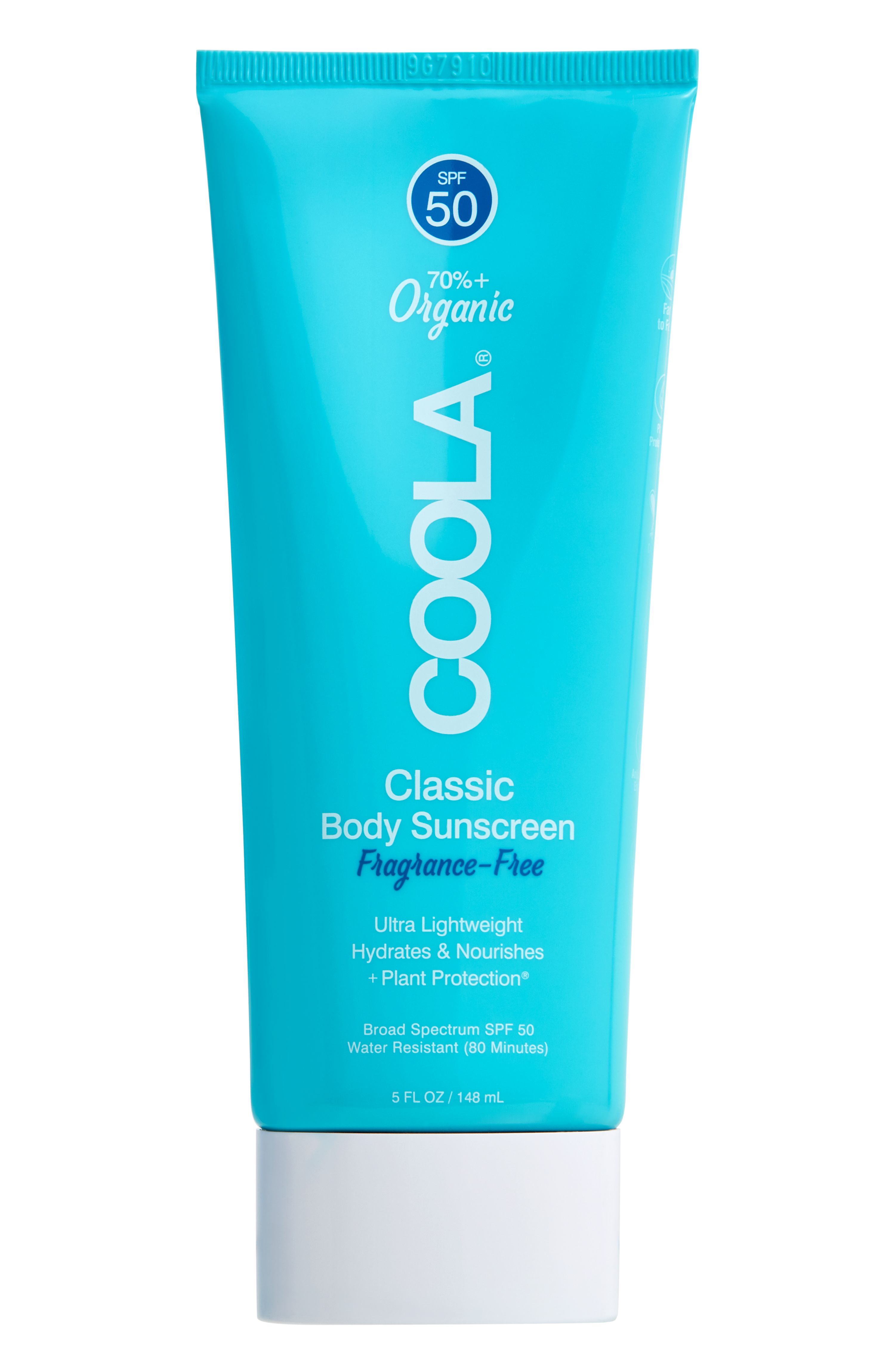COOLA Classic Body Organic Sunscreen Lotion, Fragrance Free, SPF 50 - 5 ...