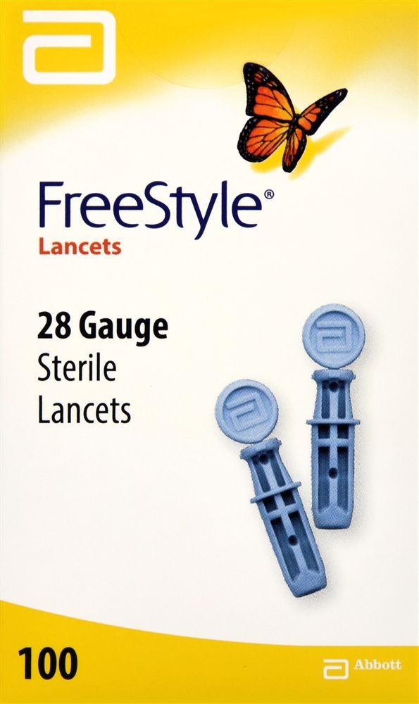 FreeStyle Lancets 28 Gauge - 100 ct