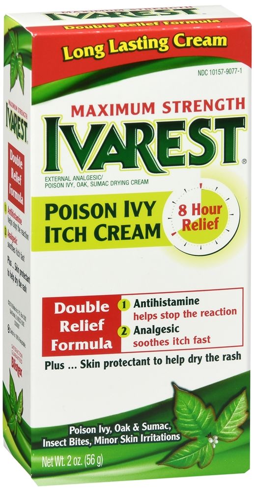 Ivarest Maximum Strength Poison Ivy Itch Cream - 2 oz