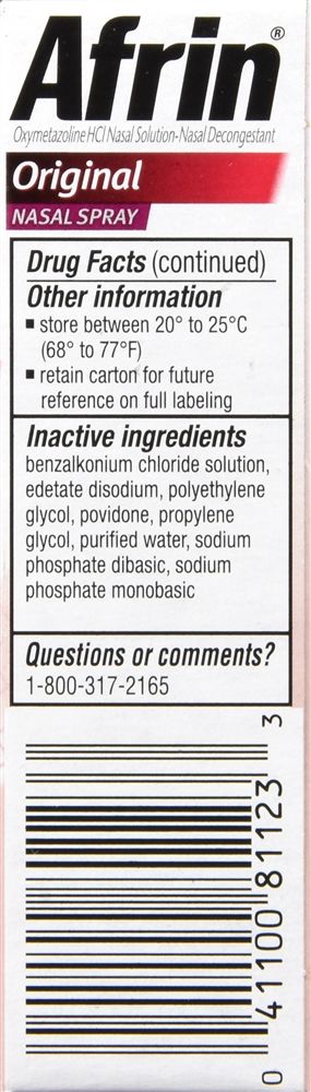 Afrin Original Maximum Strength Nasal Spray - 0.5 fl oz