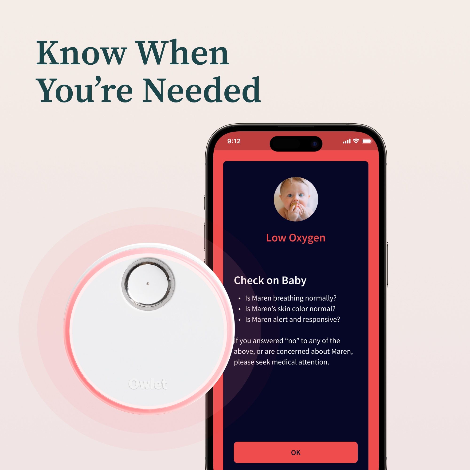 Owlet Dream Sock® - FDA-Cleared Smart Baby Monitor with Live Health ...