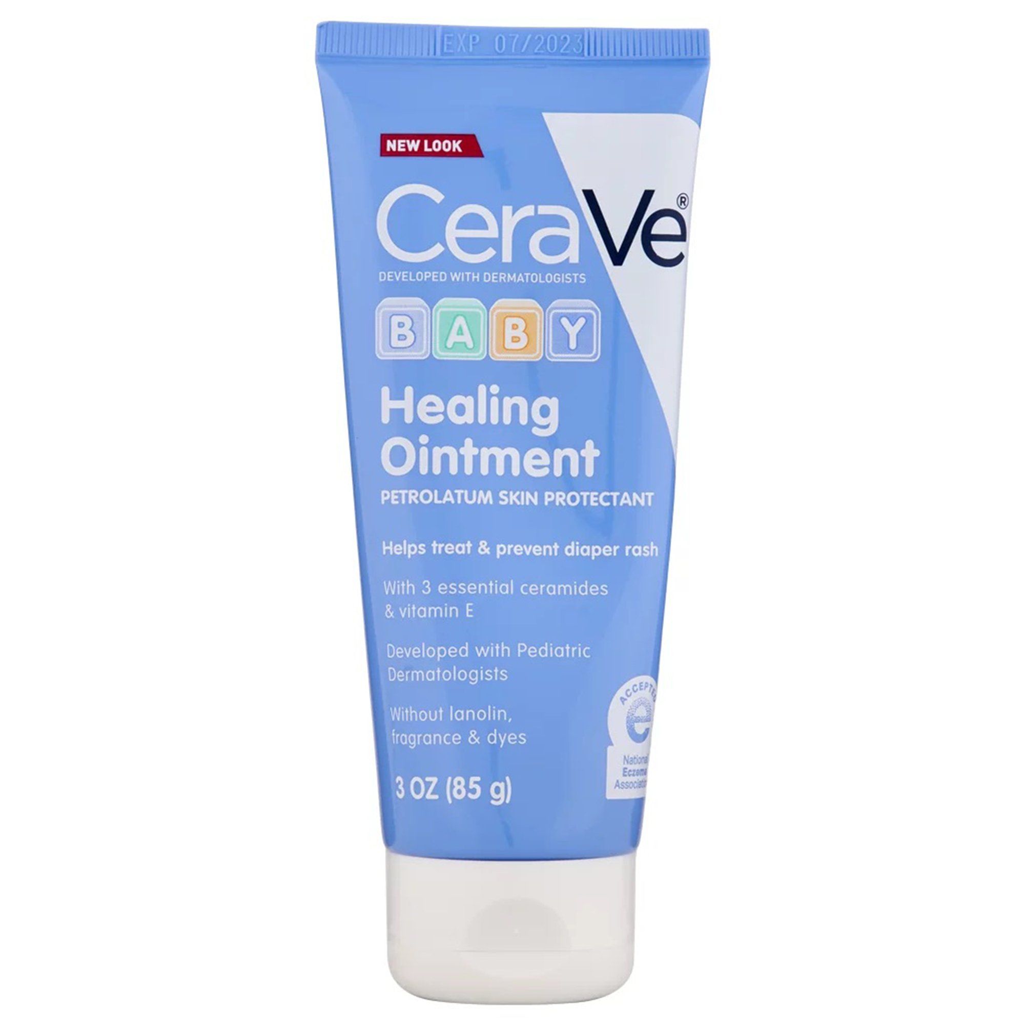 CeraVe Healing Ointment Baby Skin Protectant Ointment 3 Oz. Tube Unscented