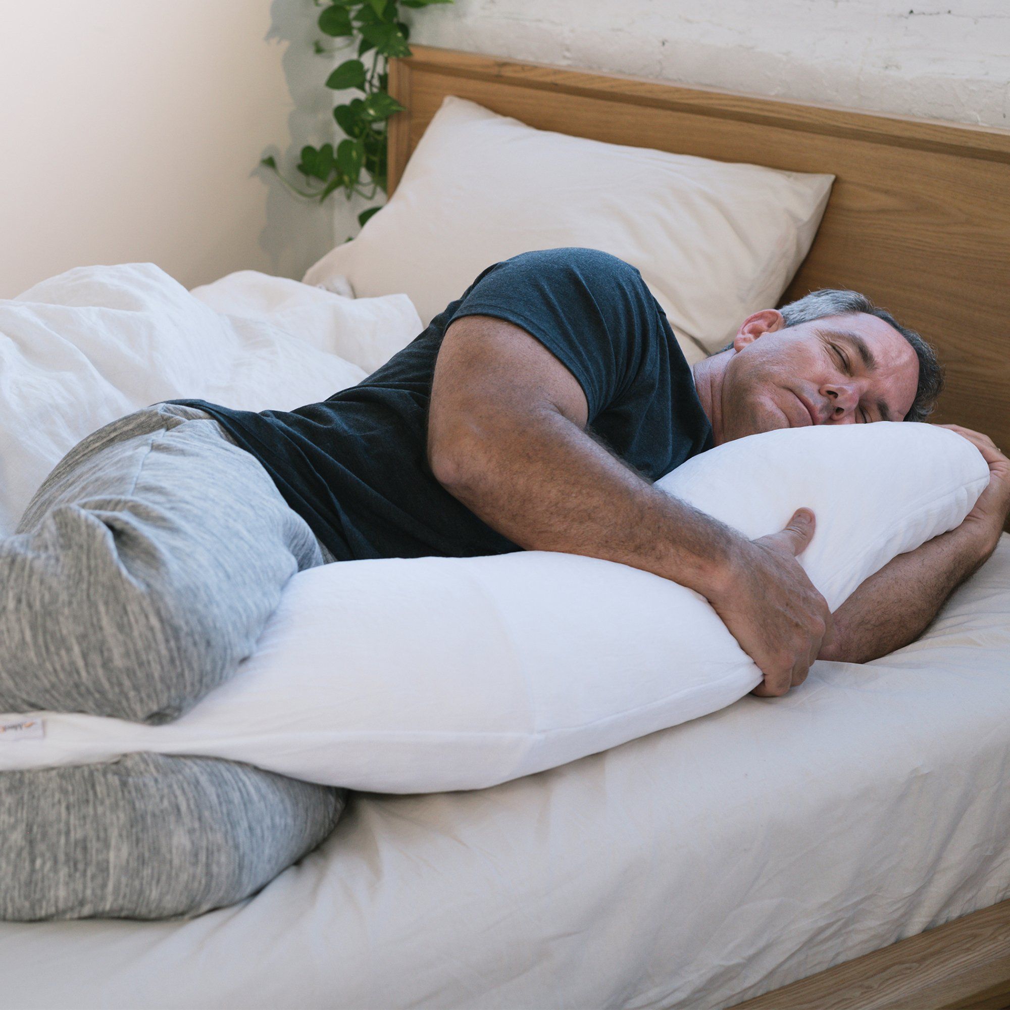 MedCline Body Pillow Positioner White Medium / Large (height 5'2" and ...