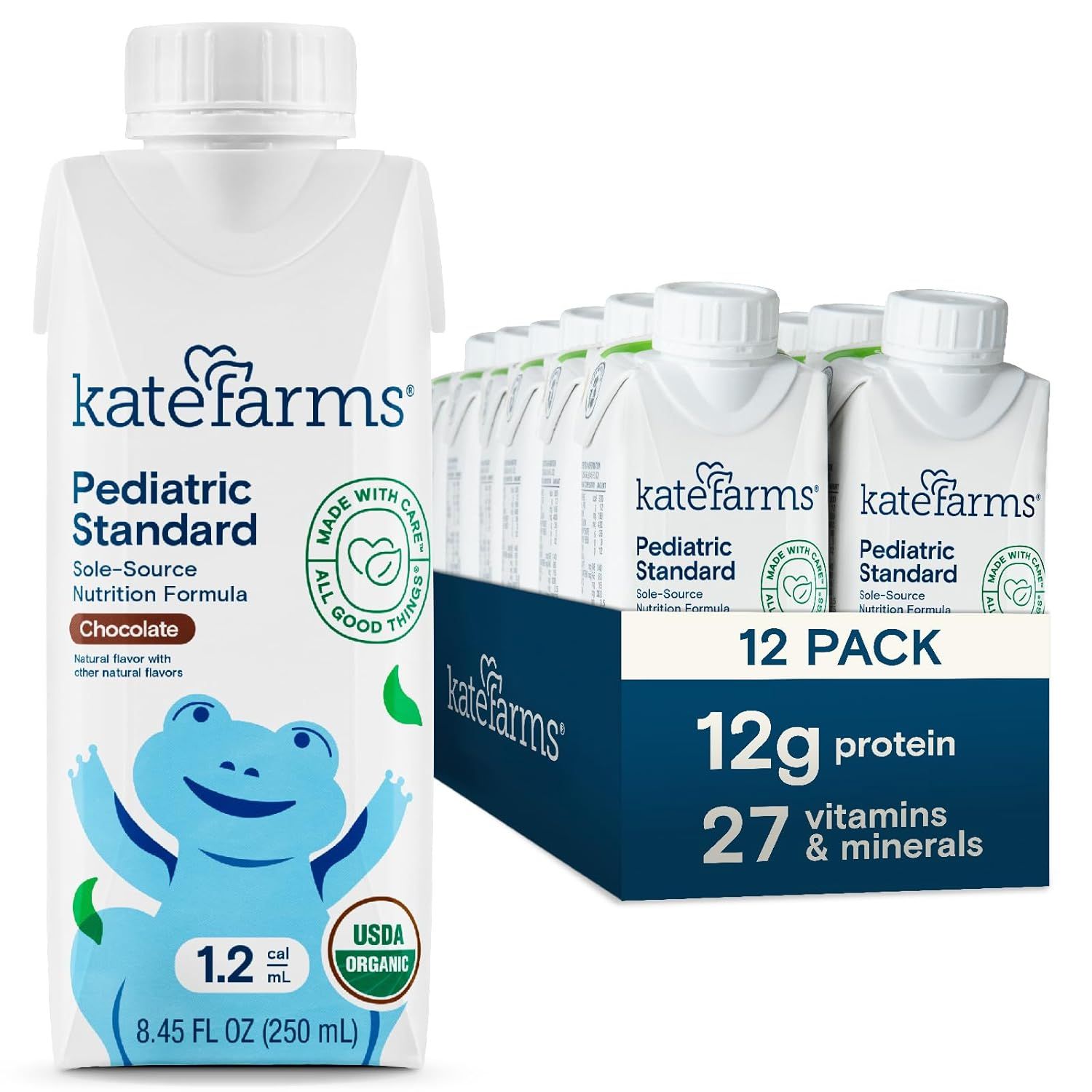 Kate Farms® Pediatric Standard 1.2, Chocolate, 8.45 fl oz- 1ct