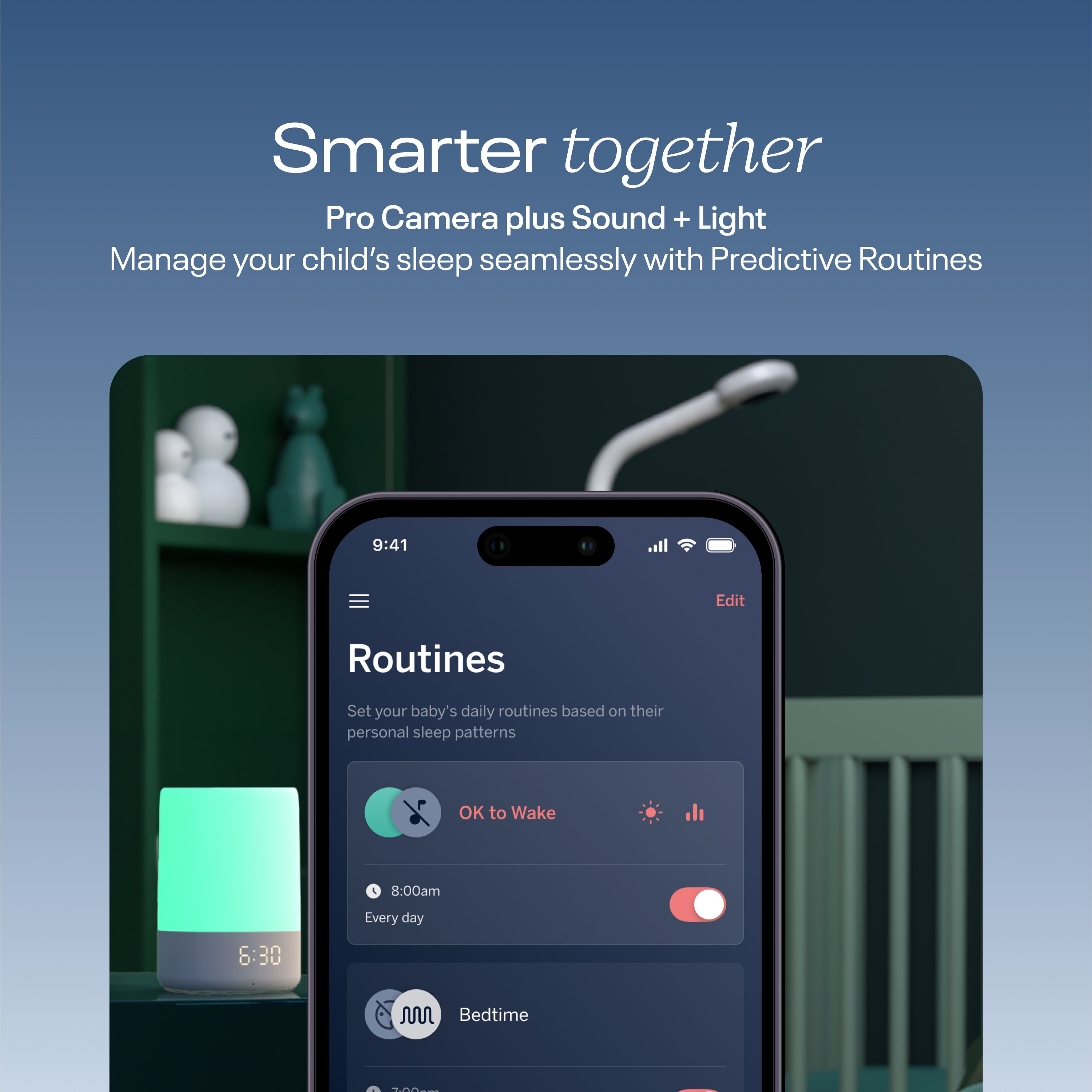 Nanit Sound Machine & Night Light - White