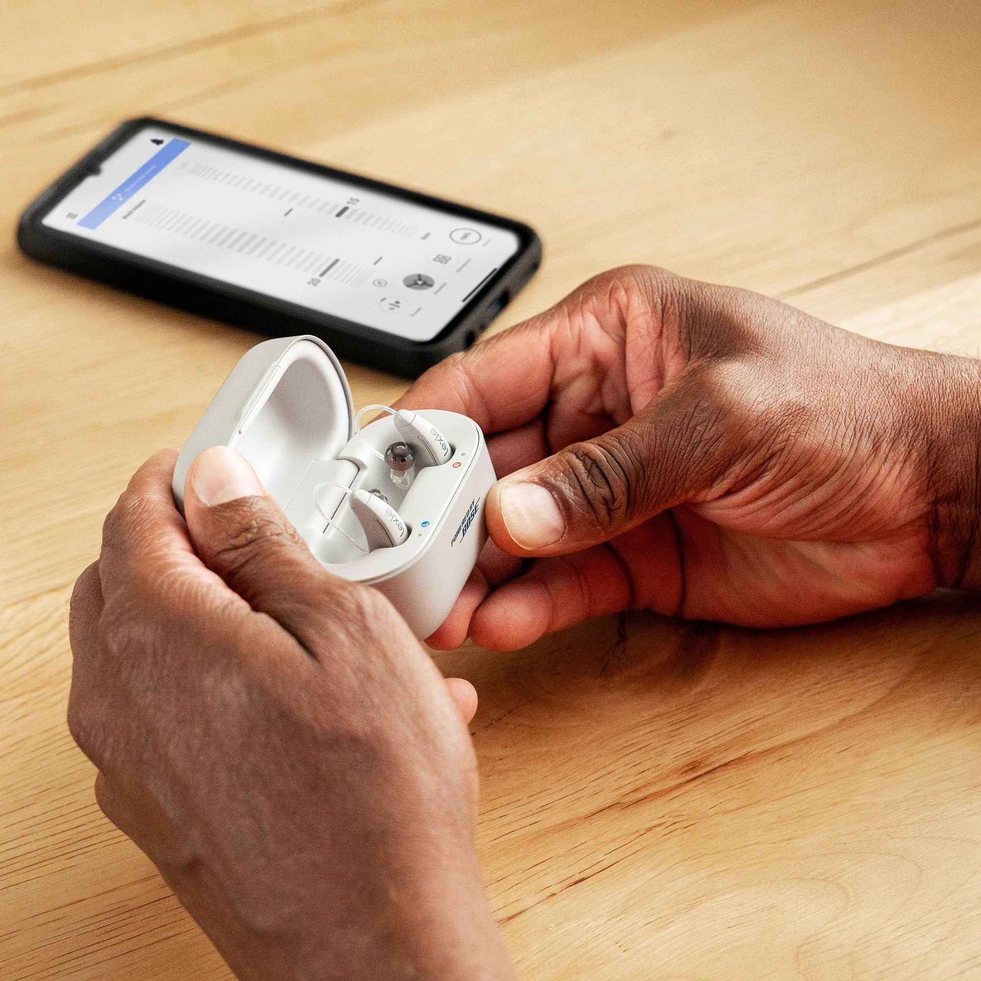 Lexie B2 Plus Self-Fitting Rechargeable OTC Hearing Aids Powered by Bose