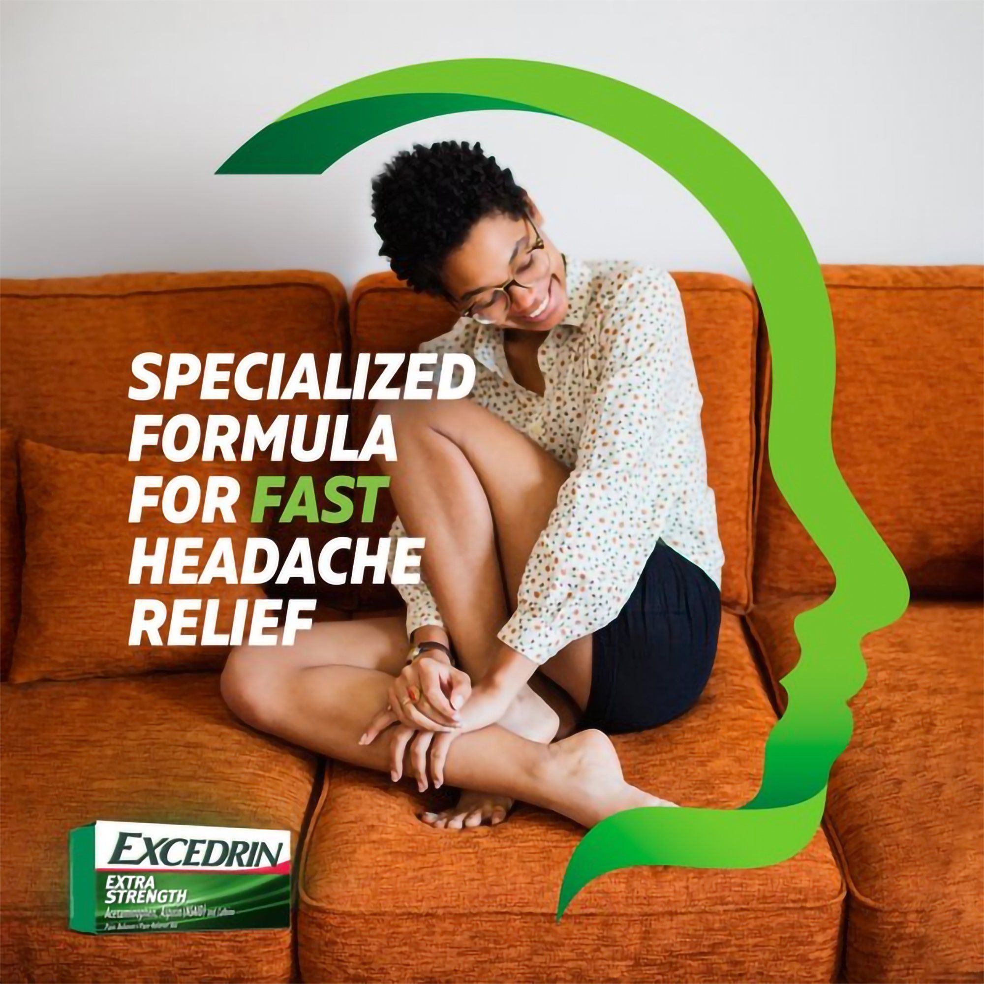 Excedrin Extra Strength Pain Relief Capsule 100 Per Bottle