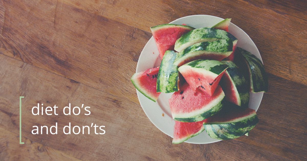 Dieta para la colitis microscópica: Lo que sí puedes comer y lo que no