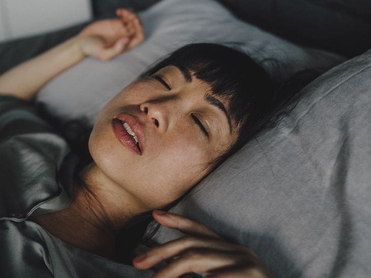 Woman Sleeping Mouth Open