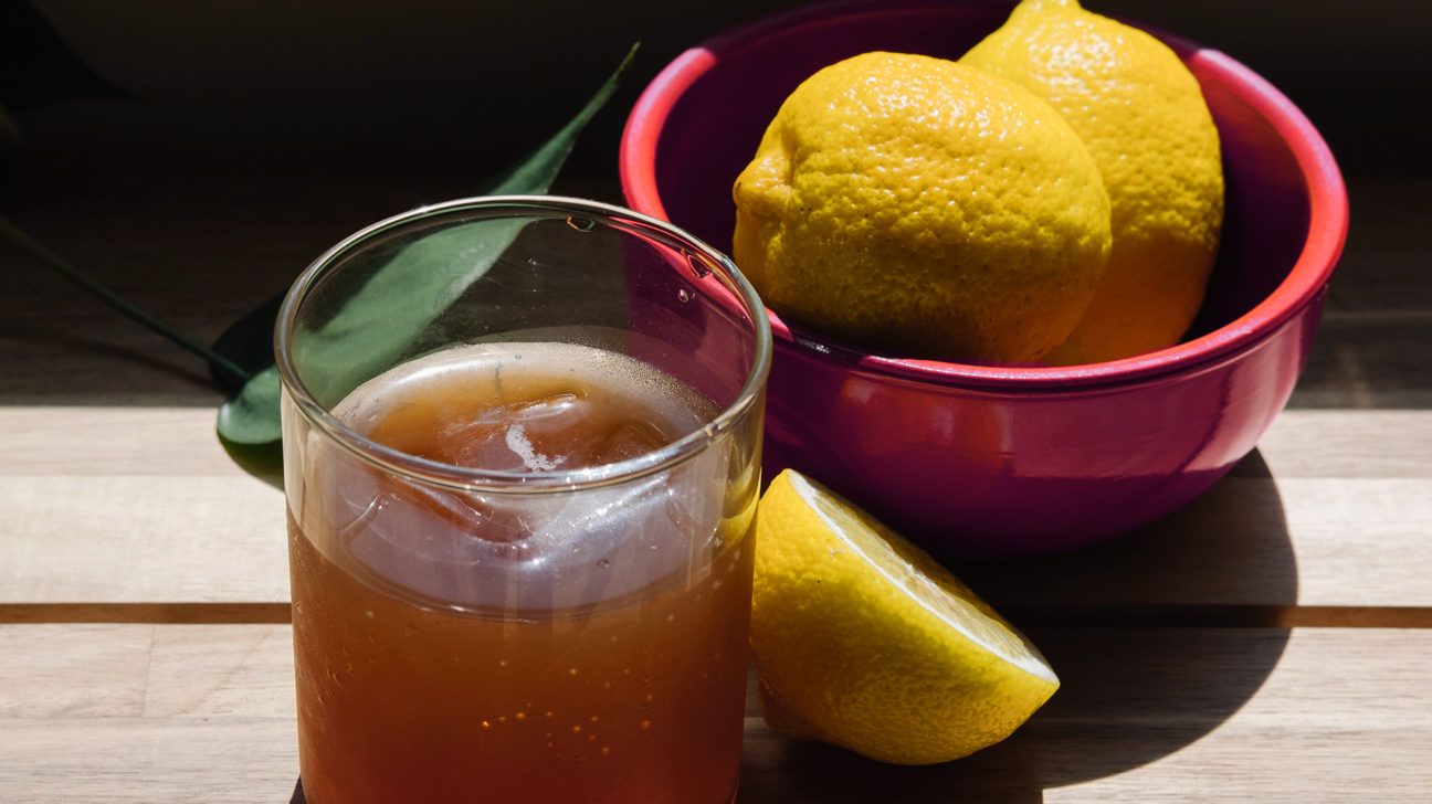 Mazagran: The Original Iced Coffee, with a Twist of Lemon