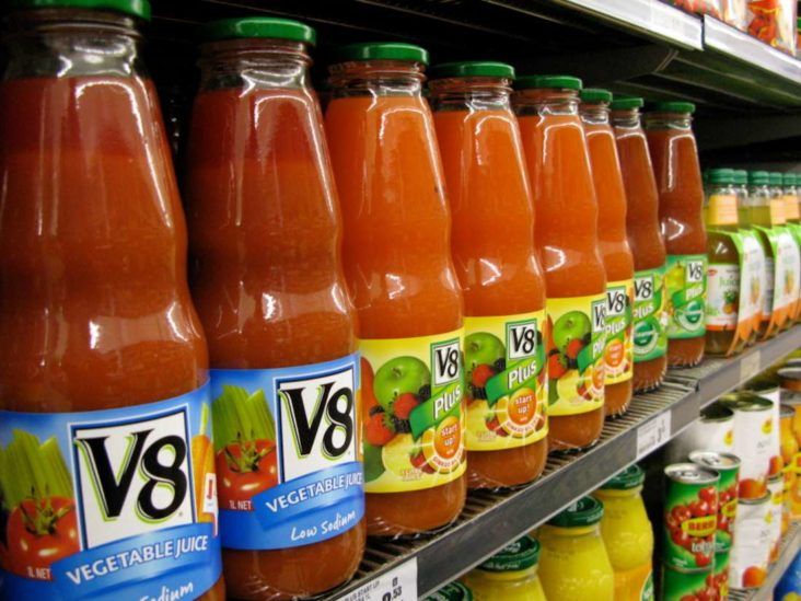 V8 juice healthy store