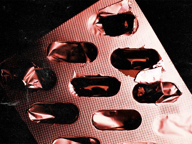 Pink Blood Pressure Pills Name High Pressure Tablets On Table Close Up