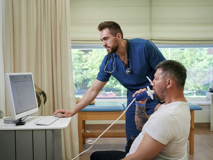 What is FEV1 and what can it suggest about asthma?