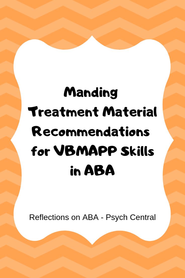 Manding Treatment Material Recommendations for VBMAPP Skills in ABA